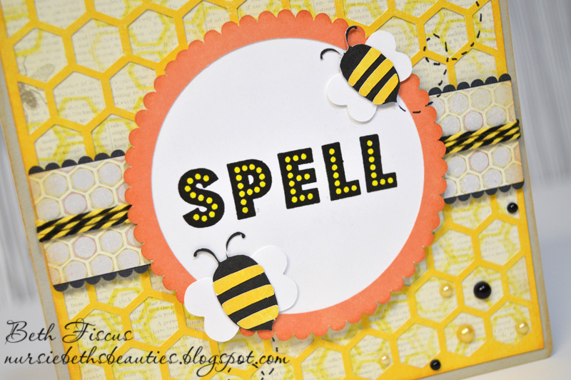 Beth's Beauties: Spelling Bee Card