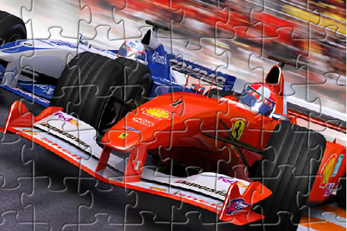 Boys Games: Formula 1 Puzzle