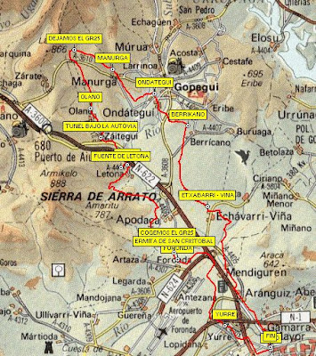 POR ALAVA Y MAS: TRAVESIA GR 25 ENTRE APODAKA Y MANURGA