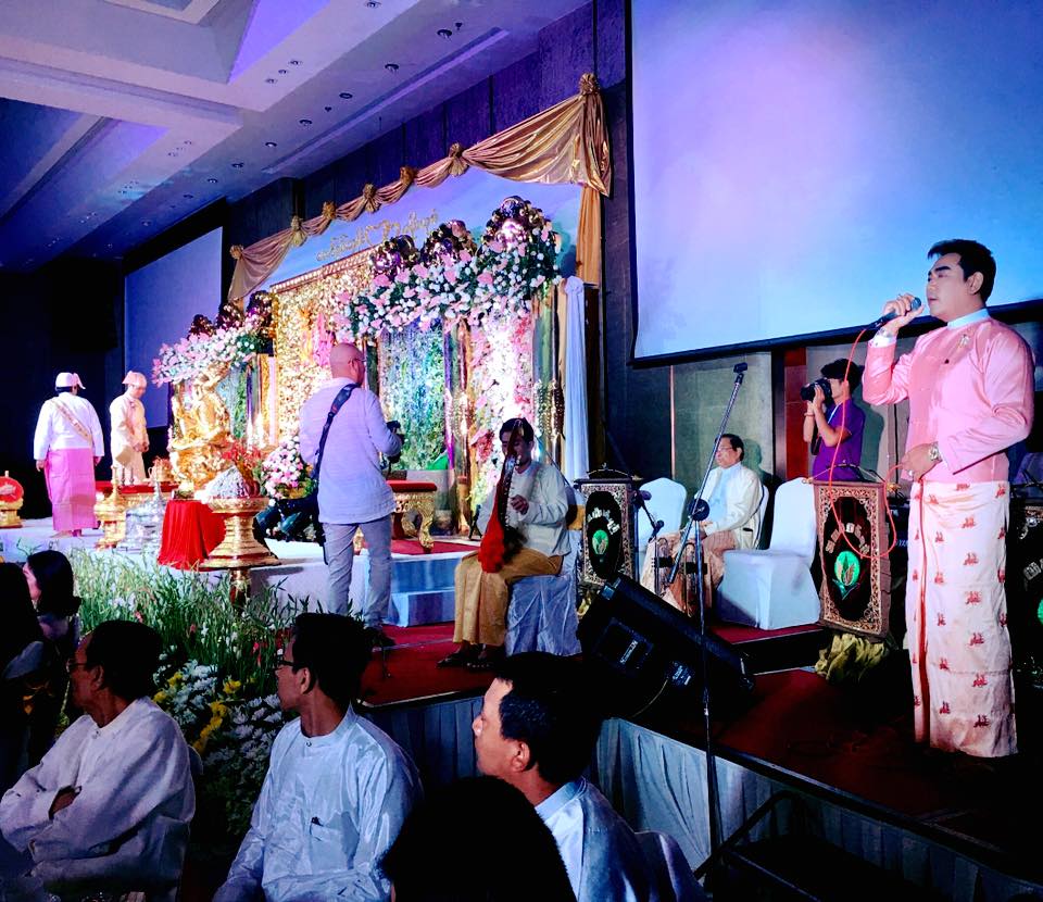 Yan Aung Attends Wedding Ceremony of Moe Yu San and Swan Thu Moe