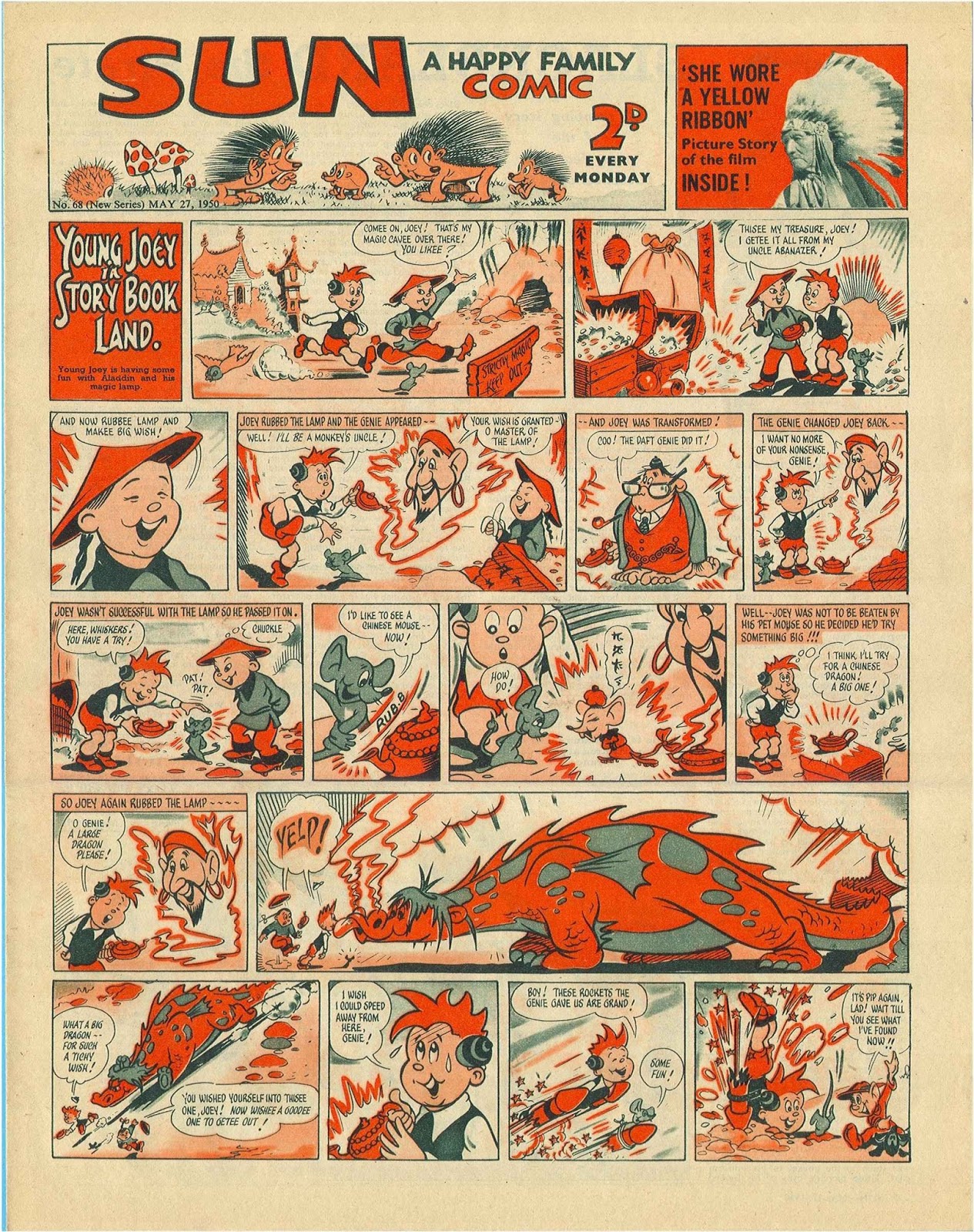 Old-fashioned Comics: Sun #060, #062 - 063, #065, #067, -#068 - 69, #71 ...