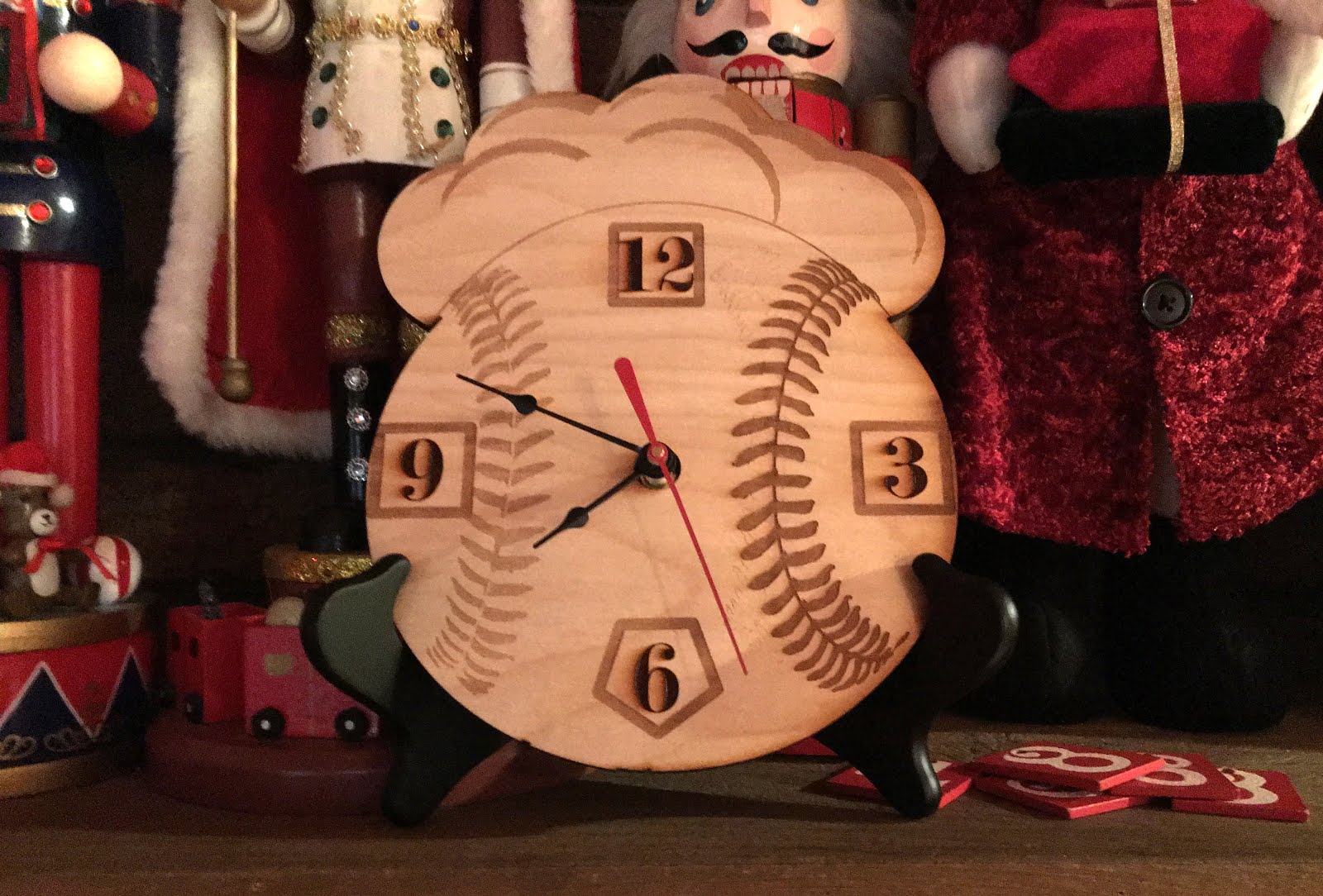 The Sodani Family: Baseball Clock (glowforge)