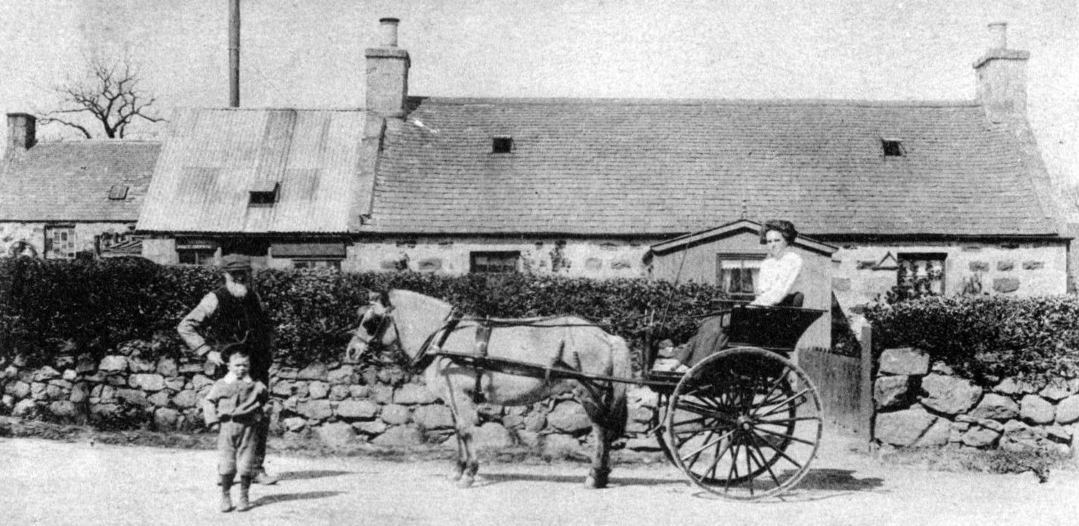 Tour Scotland: Old Photograph Durno Aberdeenshire Scotland