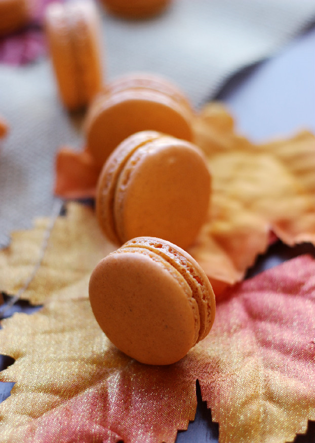 Sweet Potato Pie Macarons - Confessions of a Confectionista
