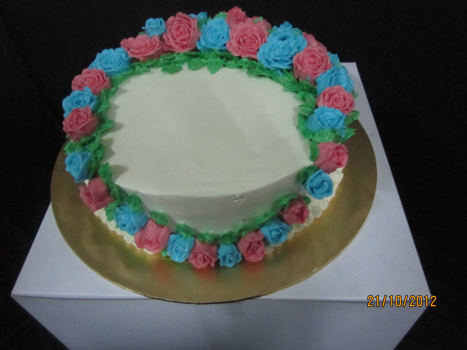 Anika MyRasa: KEK HANTARAN - BUNGA ROSE