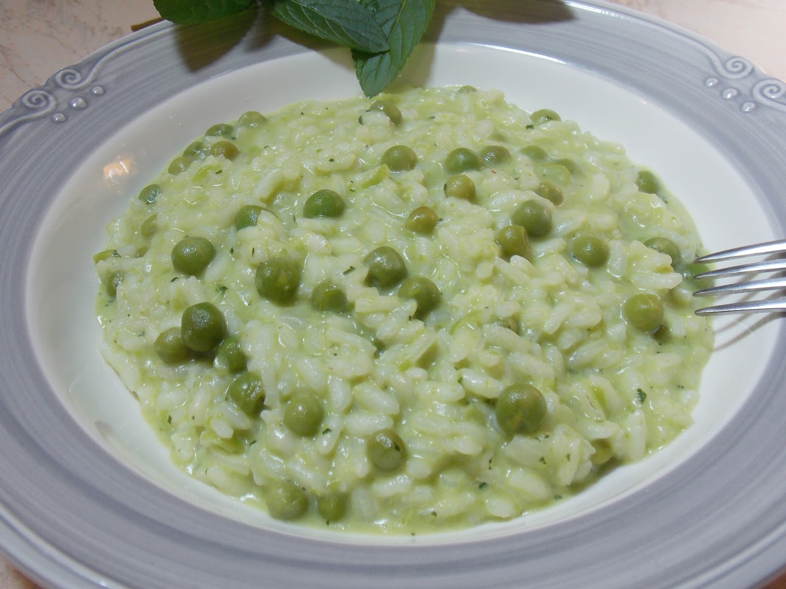 Risotto con piselli e menta | Apriti Sesamo - Cucina greca e non solo