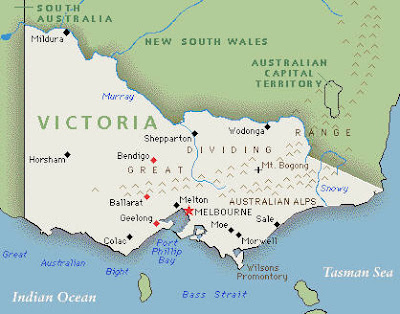 Victoria Map Pictures | Map of Australia Region Political