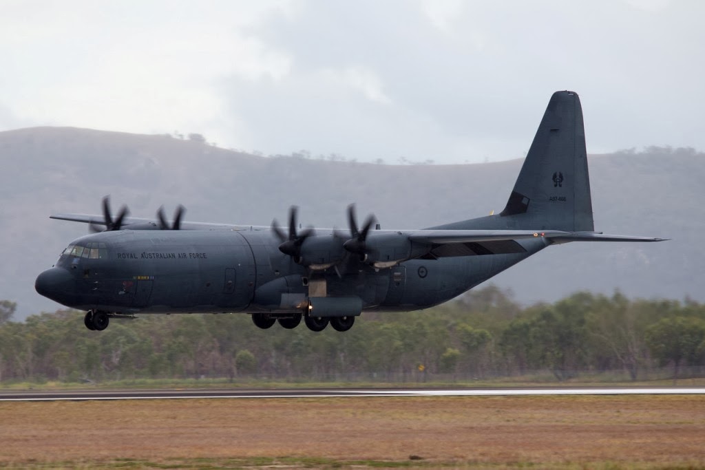 Far North Queensland Skies: RAAF C130J returns from Guam