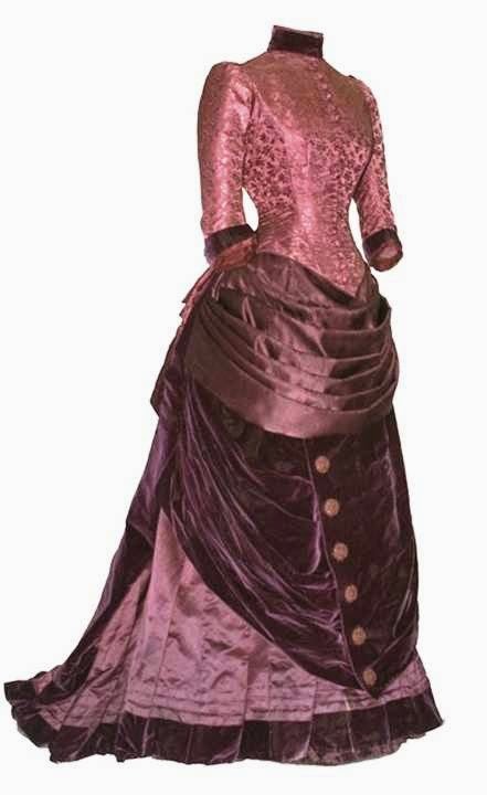 historia del traje: Capítulo 34: El segundo polisón, 1884-1890