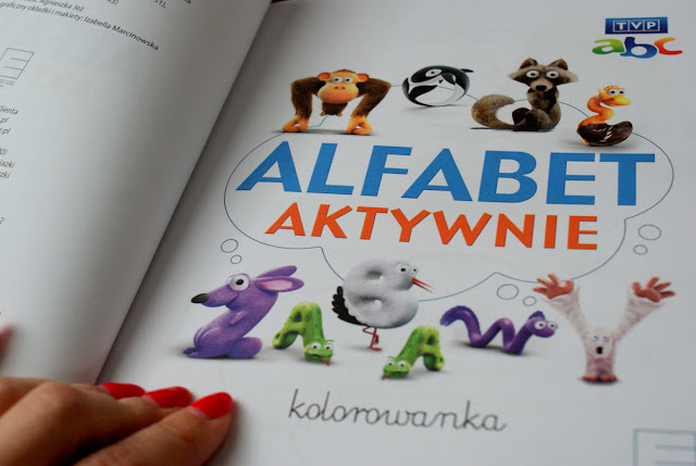 Alfabet aktywnie- kolorowanka TVP ABC | TastyKate