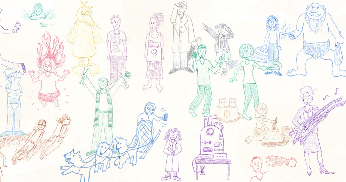 Free Ideas: Illustrated Tweet Collage