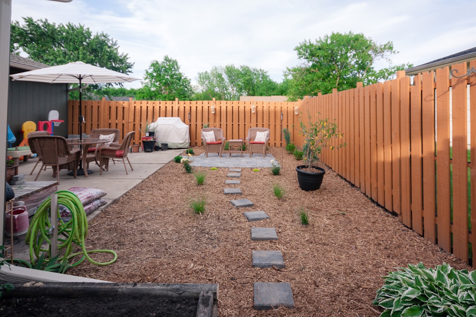 Russet Street Reno: Our back yard