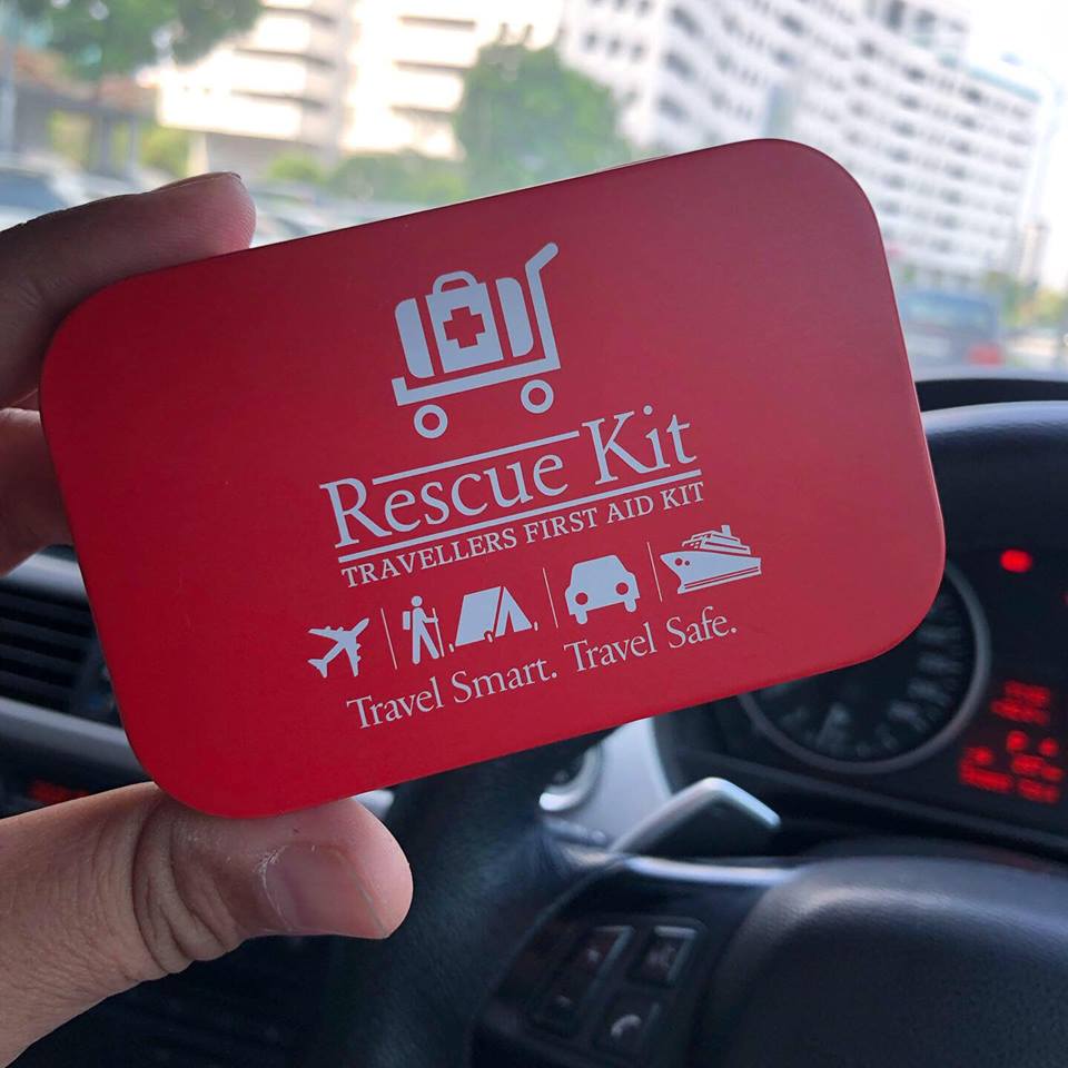 PETI UBAT MINI DARI TRAVELLERS_RESCUE KIT - TRAVEL SMART TRAVEL SAFE