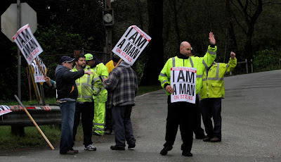 Teamster Nation: 45 years after MLK's death, 'I Am A Man' strike signs ...