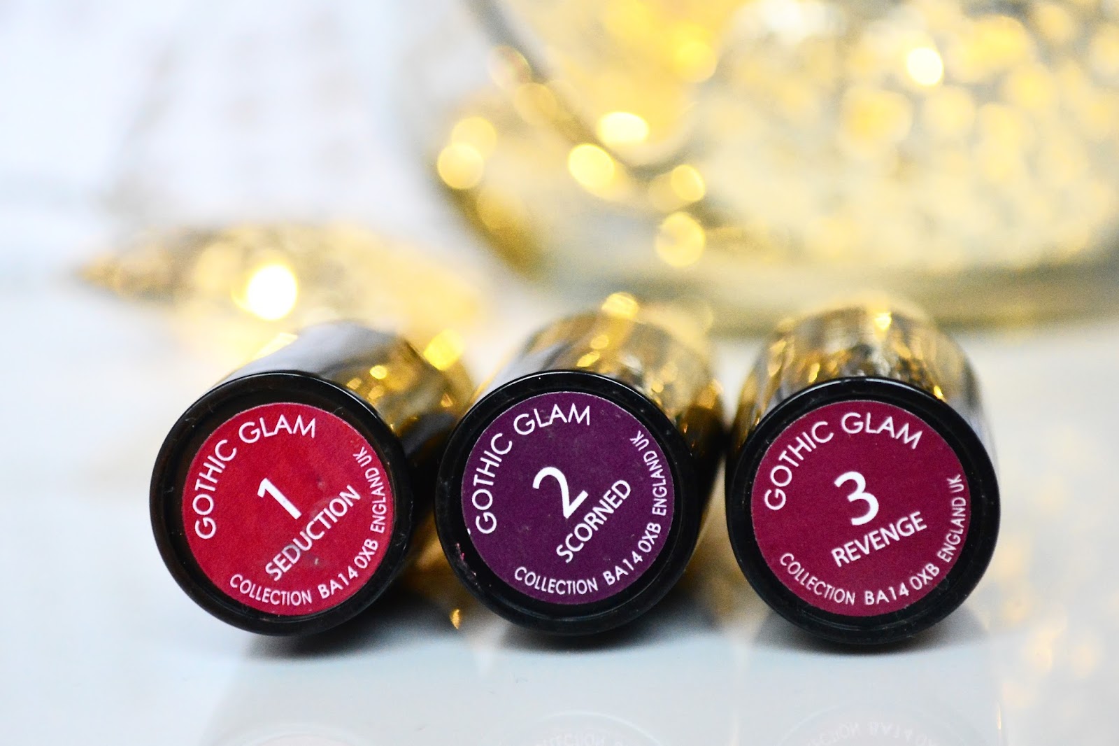 Collection Gothic Glam Lipsticks | Review and Swatches | Miss Sunshine ...