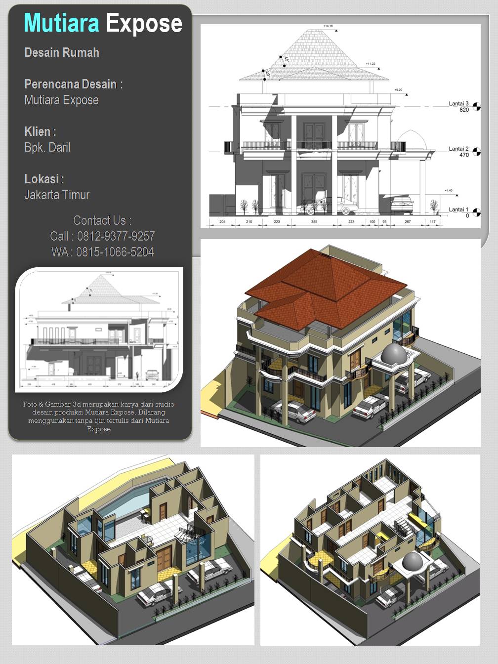 Hasil Kerja Kami Menggunakan BIM & Revit ~ Kursus Revit Terjamin ...