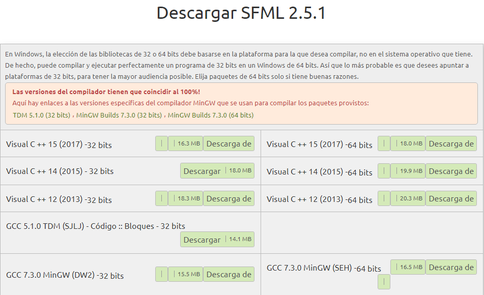 SFML y Visual Studio