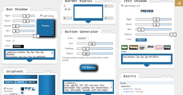 HTML JavaScript and CSS Cheat Sheets