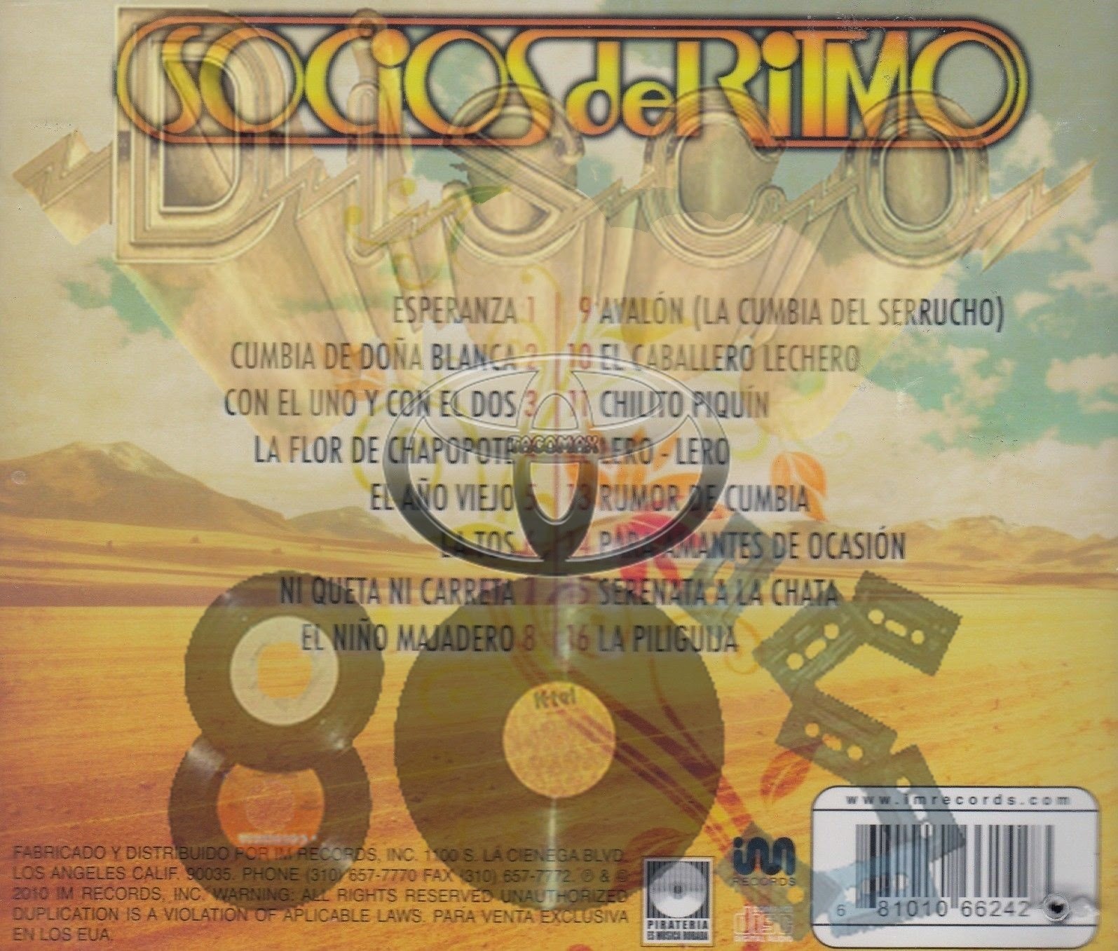 sɐɹǝdnɹƃ sǝuoıɔɔǝΙoɔ: LOS SOCIOS DEL RITMO 16 EXITOS