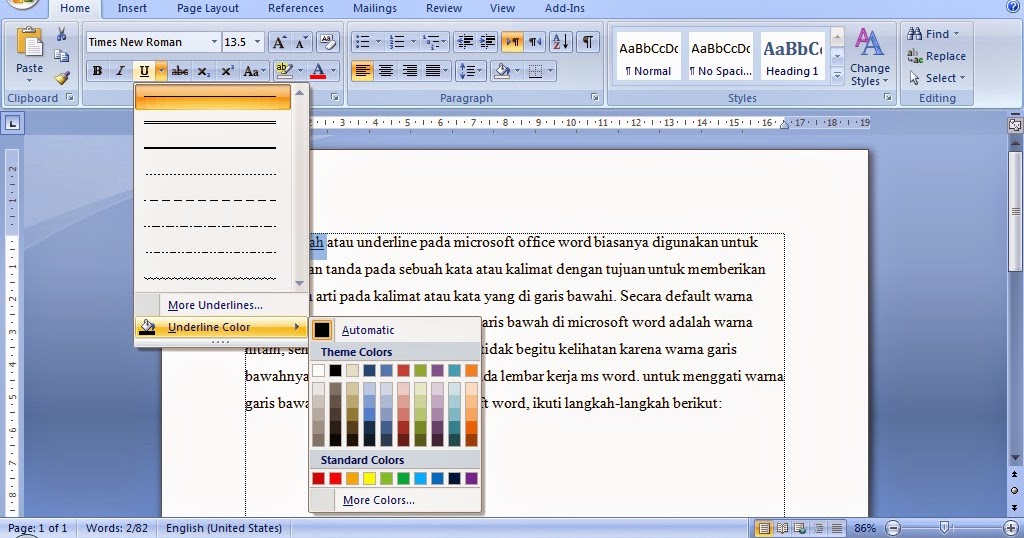 Cara Mengganti Warna Footer Di Word | Ide Perpaduan Warna
