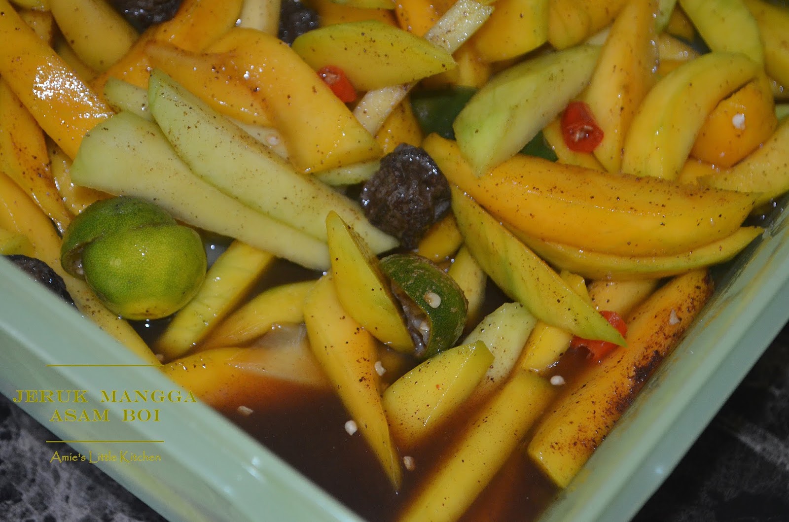 Jeruk Mangga Asam Boi yang Sangat Sedap! - Amie's Little Kitchen