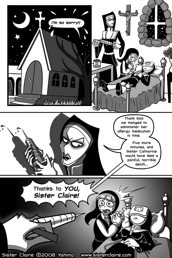 ghettoManga: Awesome Webcomic- SISTER CLAIRE by @Yamino