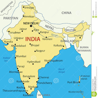 Las maravillas de India: Ubicación Geografica