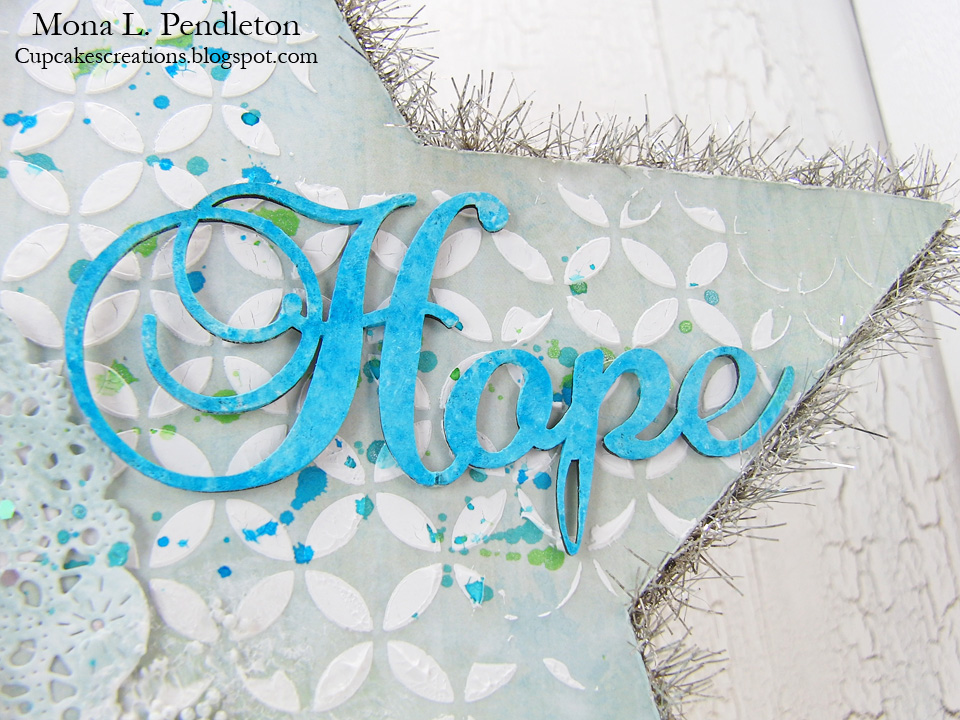 13 arts: Hope...a step by step tutorial by Mona Pendleton