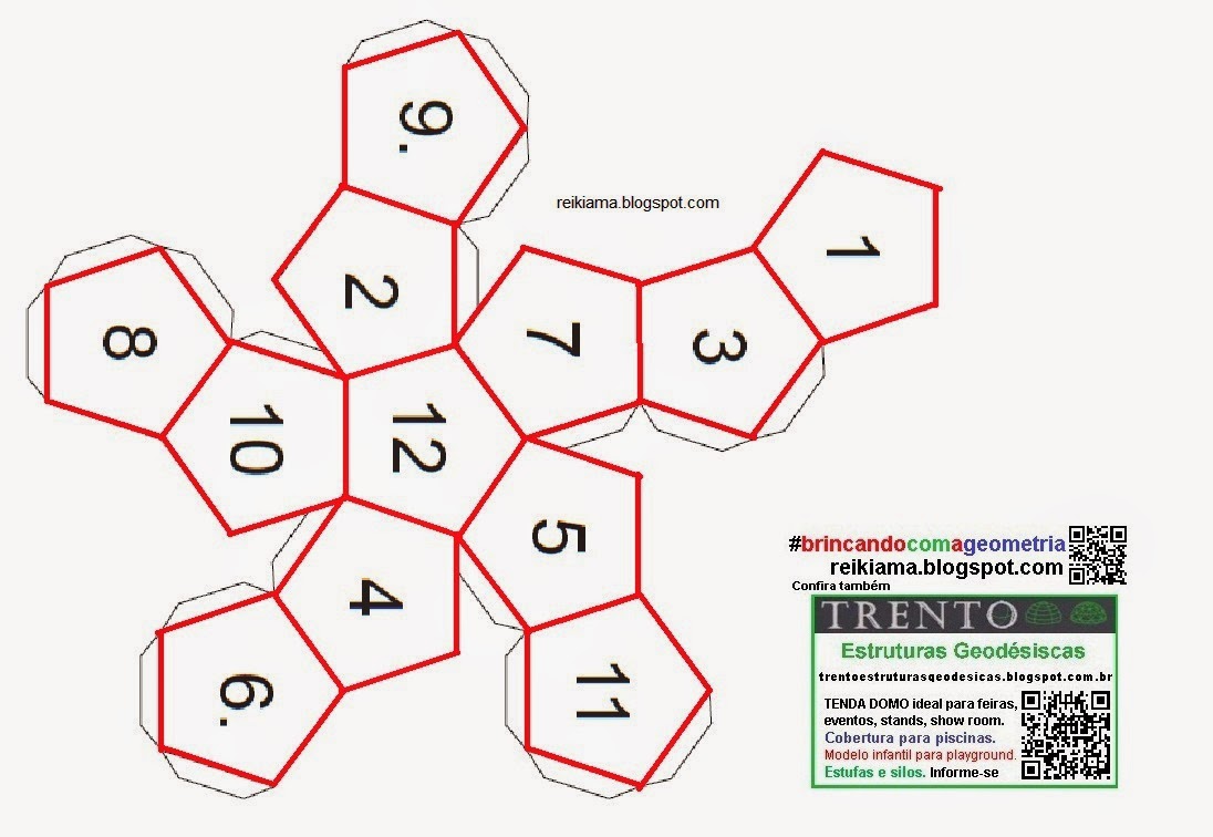 ...Brincar faz bem....: Dados 12 Lados – Cores Sortidas coleção Dado ...