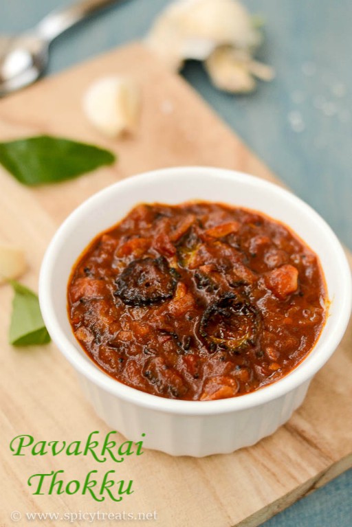 Spicy Treats: Pavakkai Thokku Recipe | Bittergourd Tomato Curry Recipe ...