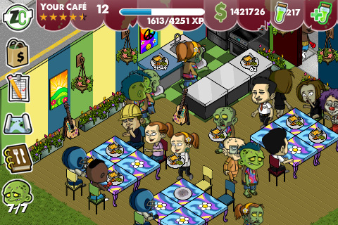 Apple Apps Reviews: Zombie Café