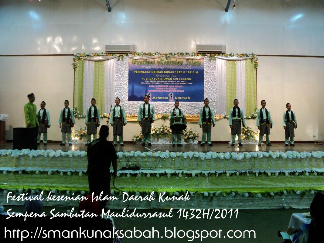 SMU Pekan Kunak Johan Pertandingan Sepanduk & Kompang Sempena Maulid ...