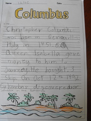 The Paper Maid: More Columbus Day