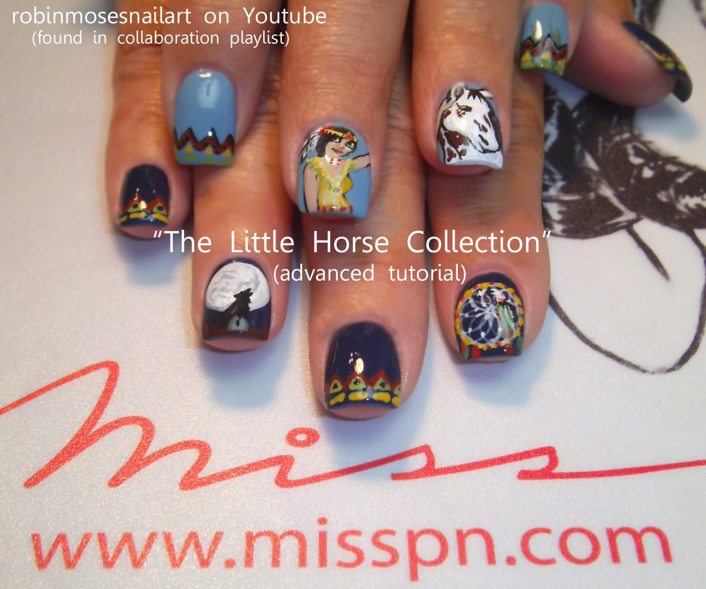 Nail Art by Robin Moses: "aztec nails" "tribal nail art" "aztec nail ...