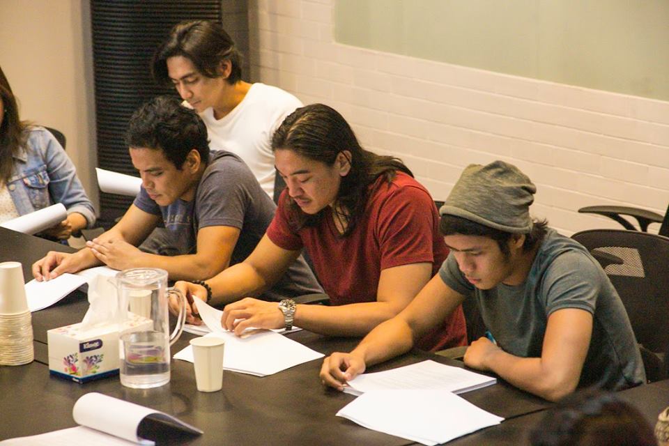 swordshines10: don gordon bell photographs the cast reading of PALAWAN ...