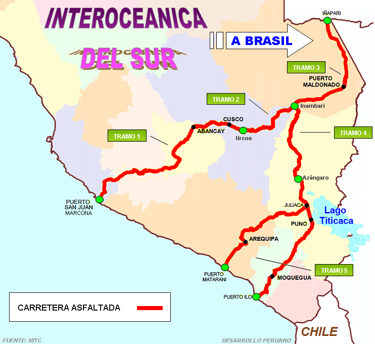 DESARROLLO PERUANO: Ya se Exporta por la Interoceánica del Sur