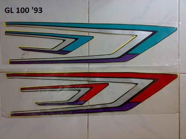 Stiker Striping Motor Lawas: GL 100 & 125