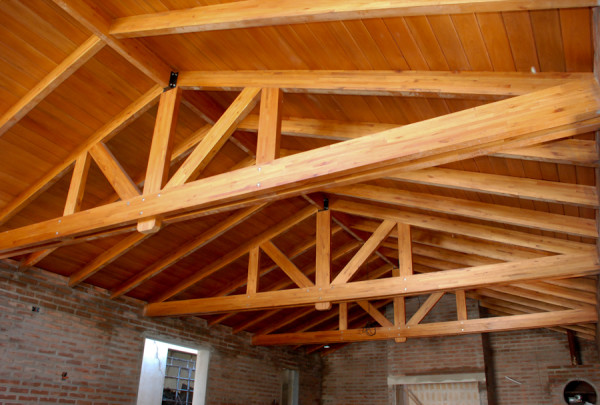 Marzua: Techos de madera
