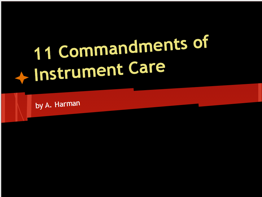 Orchestra Classroom: How to Care for Instruments and Bows - A ...