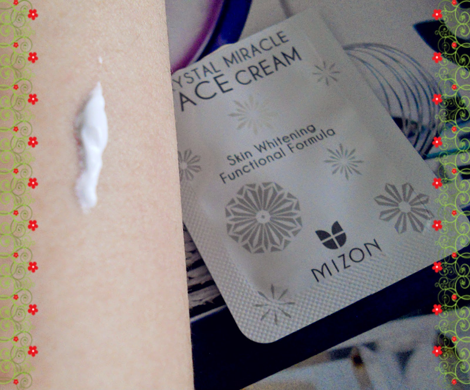 Mizon crystal miracle face cream- Whitening formula (Review + swatch)