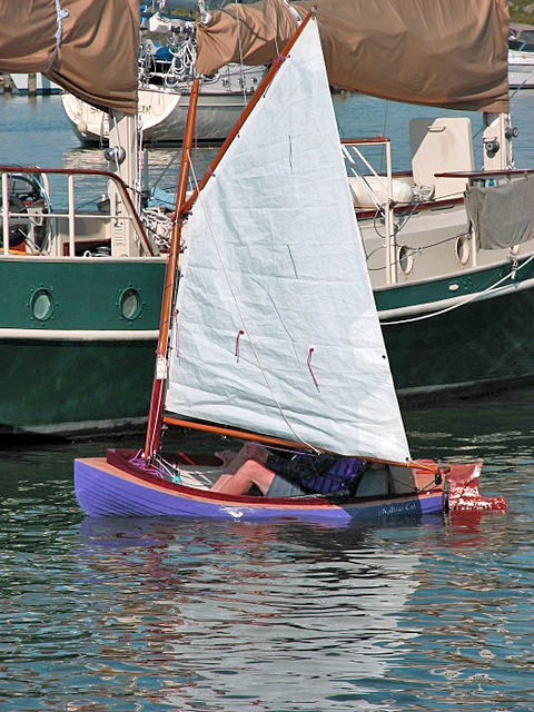 Earwigoagin: Micro Dinghy: Bolger "Queen Mab" Catboat