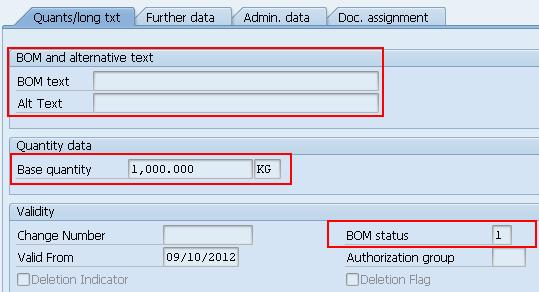 i Learn SAP: Manage Bill of Material (BOM)