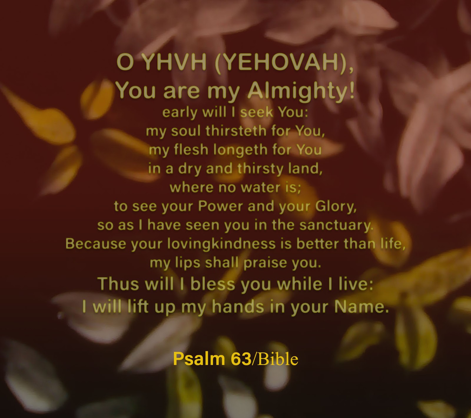 "A Psalm of David"