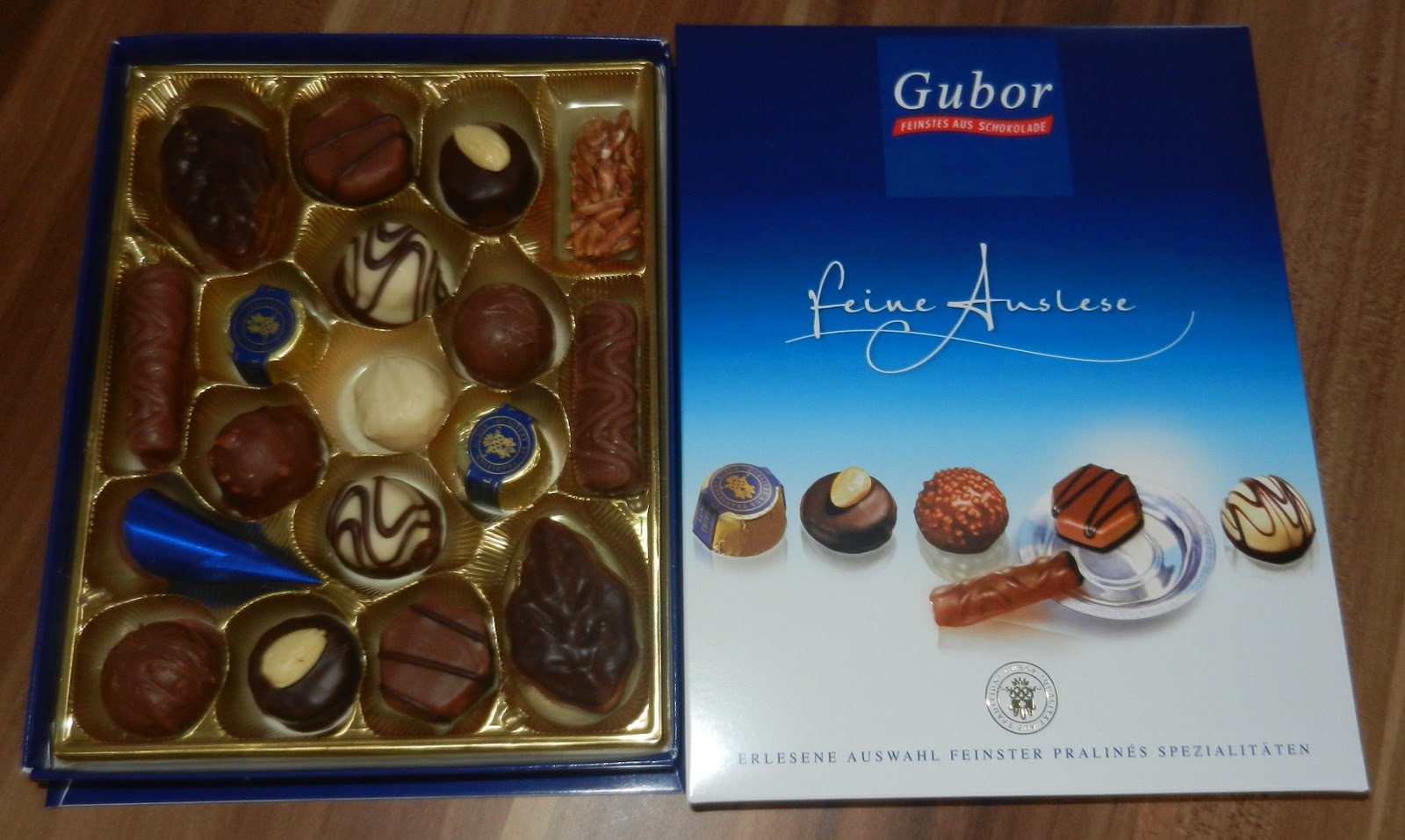 hauserische testfamilie: ... die beliebtesten GUBOR PRALINÉS vereint