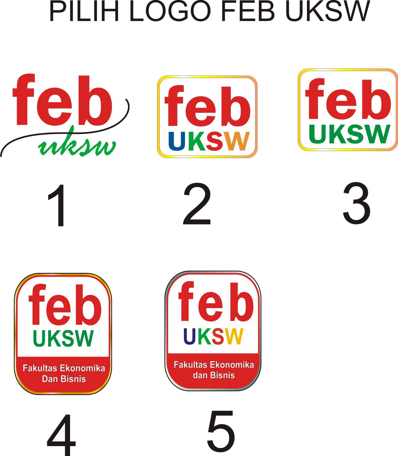 Pilihan LOGO FEB UKSW