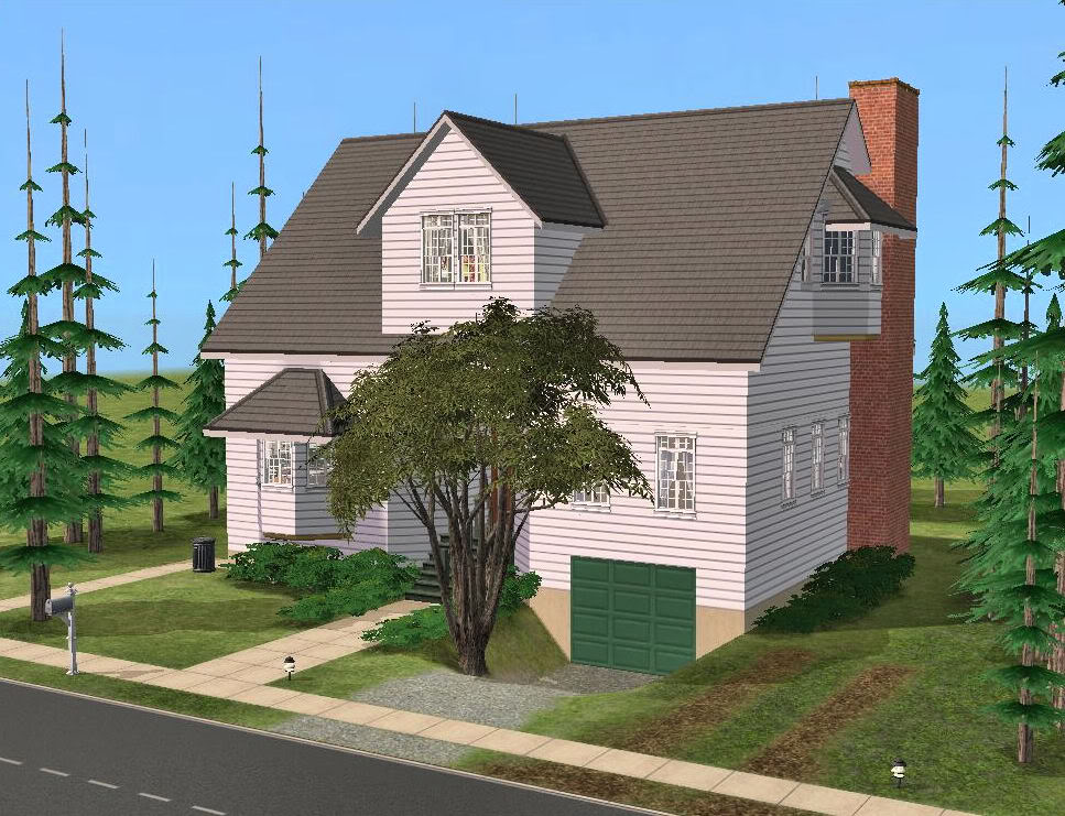 Twoflower's Sims 2 Lots: Twilight: Bella Swan's House (base game)