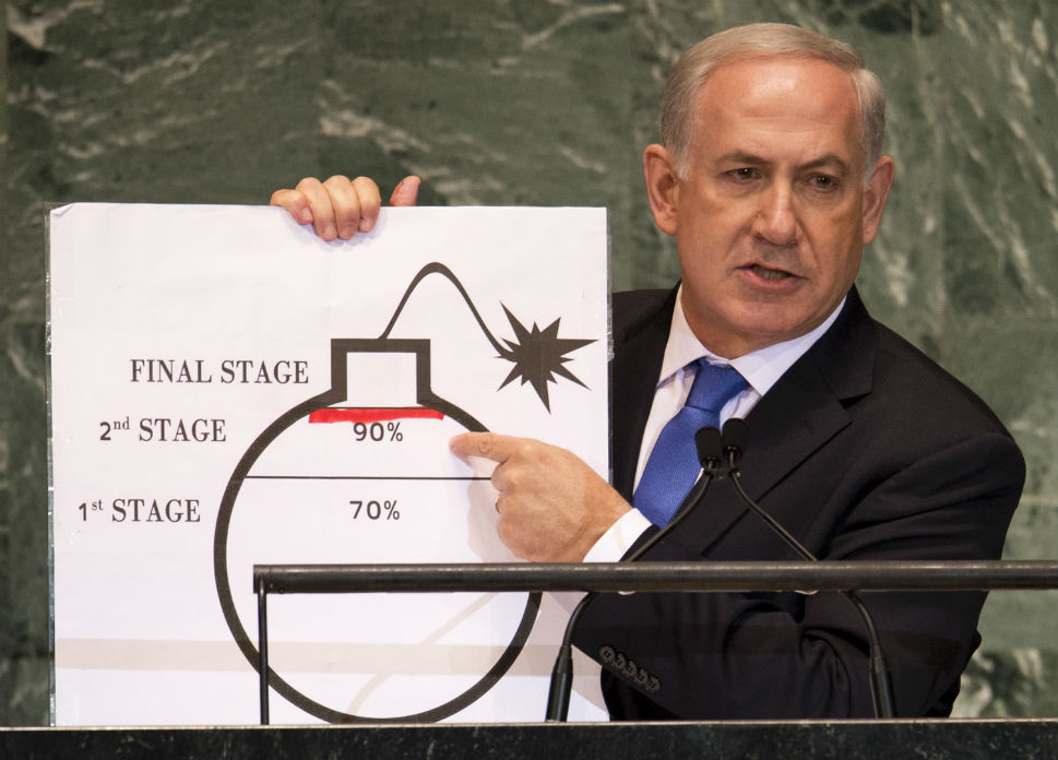 WaPo says Bibi's "red line" speech delayed Iranian enrichment ~ Elder ...