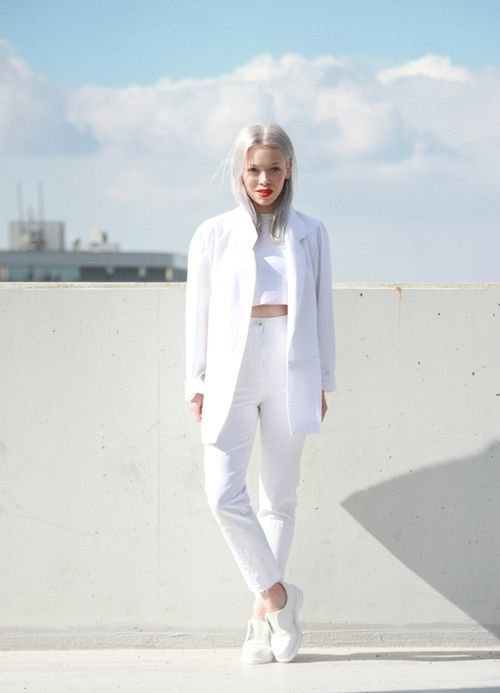 Monday´s inspo : total white look | stellawantstodie