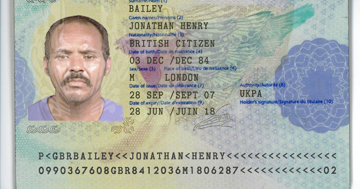 Free UK Passport PSD Photoshop Template [For Verification]: Free UK ...