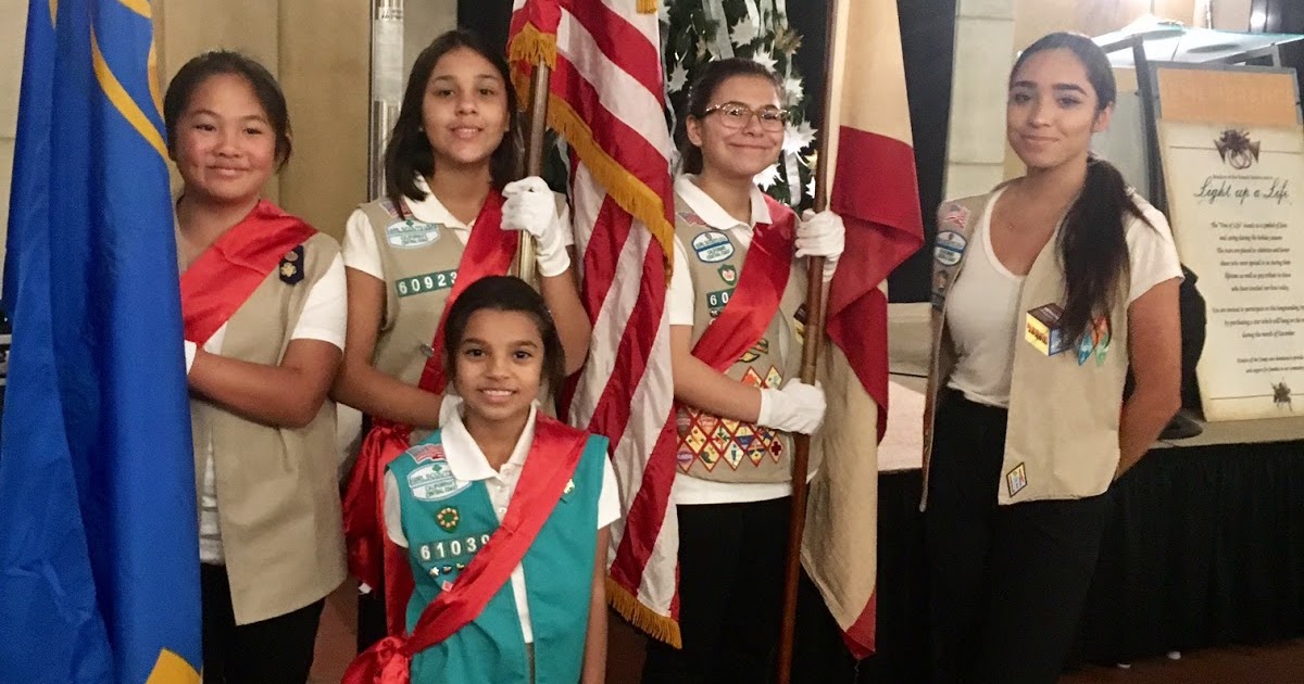 Gsccc Blog Girl Scouts Perform Flag Ceremony In Thousand Oaks